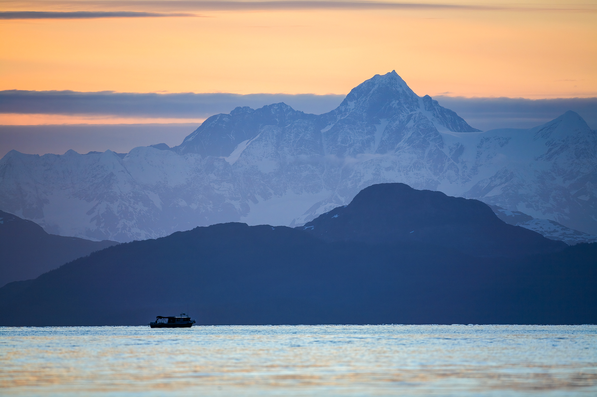 Herring Bay Dusk | Prince William Sound, AK, USA | Edward Mikol Photography