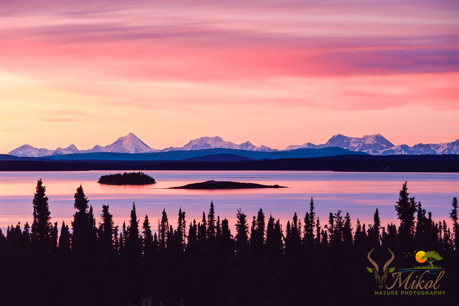 Dusk at Lake Louise | Alaska, USA | Edward Mikol Photography